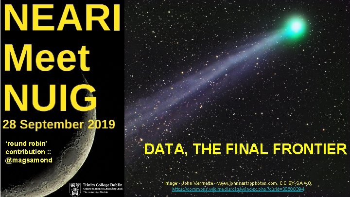 round robin contribution magsamond DATA THE FINAL FRONTIER