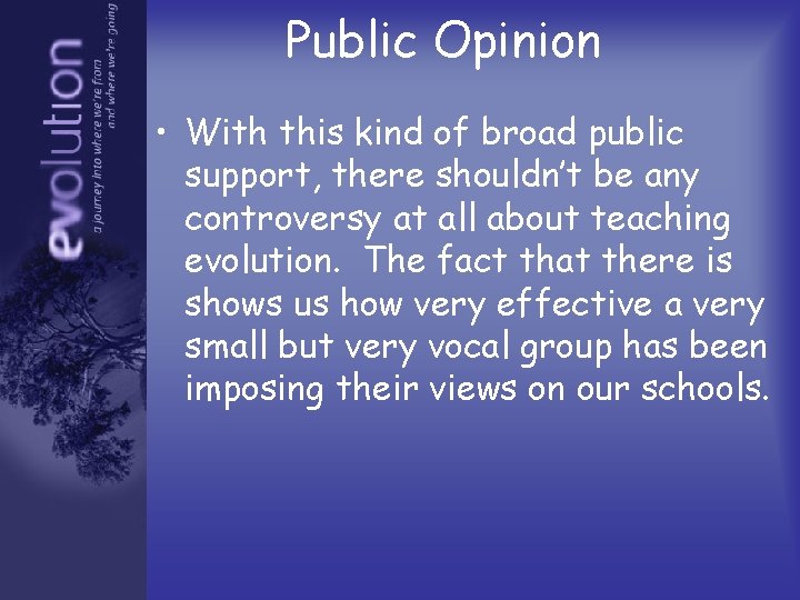 The Importance of Teaching Evolution in Public Schools