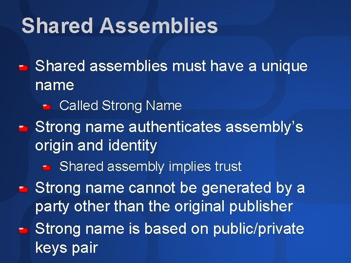 DEV 343 NET Application and Library Versioning Juval