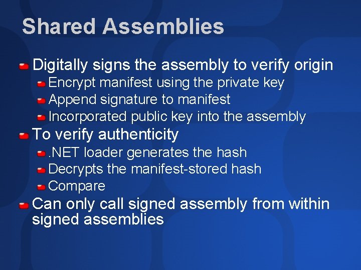 DEV 343 NET Application and Library Versioning Juval