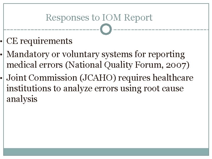 Prevention of Medical Errors KIMBERLY REED O D