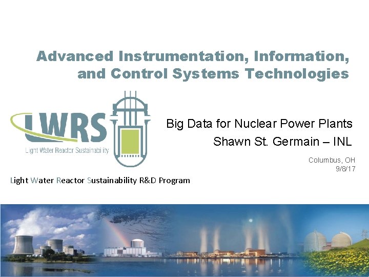 Advanced Instrumentation Information and Control Systems Technologies Big