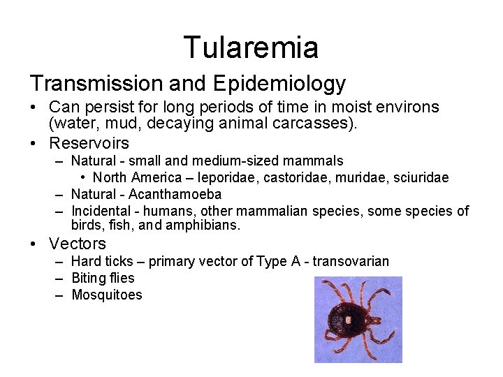 Bacterial Diseases of Wildlife Tularemia Brucellosis Lyme borreliosis