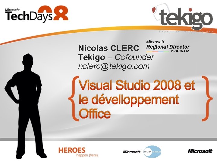 Nicolas CLERC Tekigo Cofounder nclerctekigo com Visual Studio