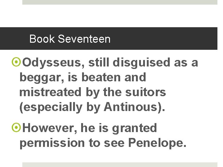 The Odyssey A Synopsis of the Books Learning