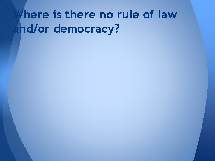Your Rights and Responsibilities I In a society