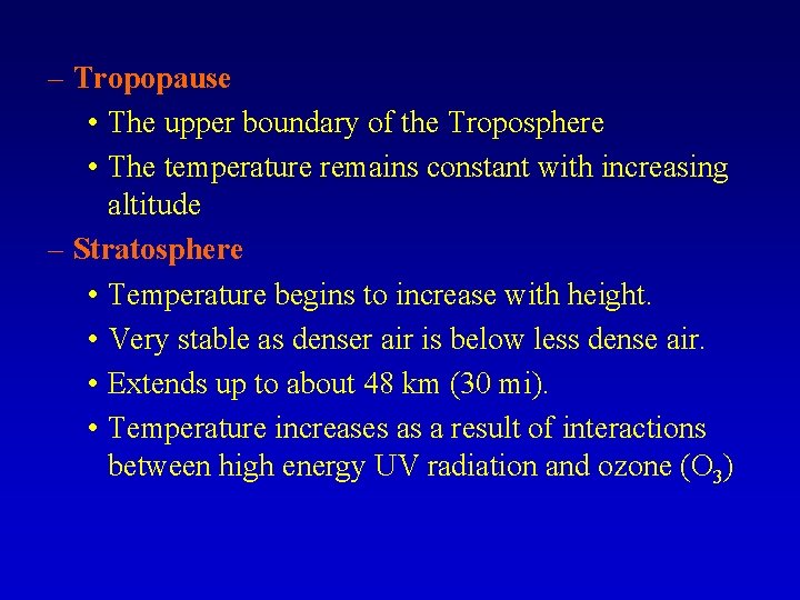 Chapter 22 The Atmosphere of Earth The probability