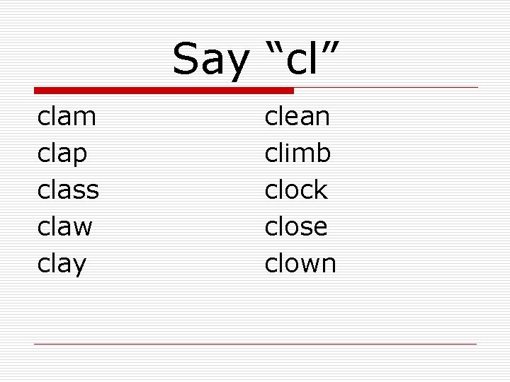 Consonant Blends Definition An initial consonant blend is
