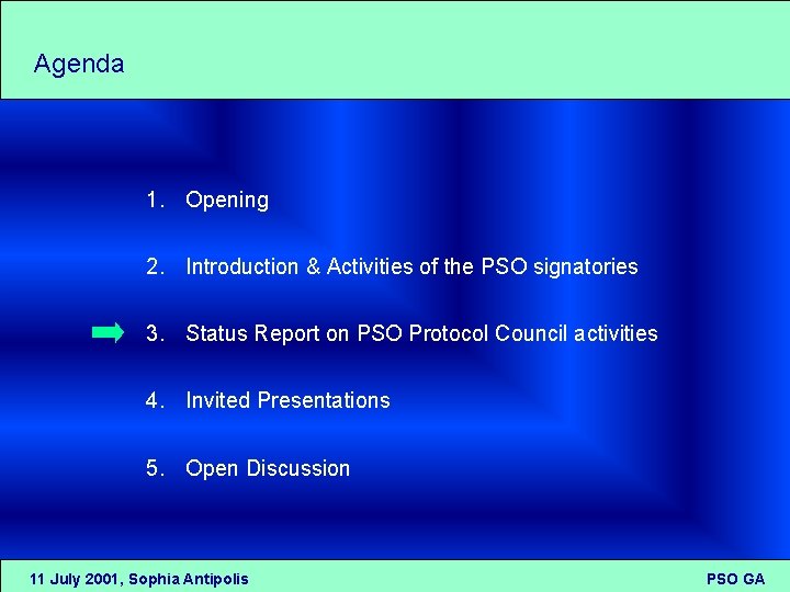 ICANN Protocol Supporting Organization General Assembly 11 July