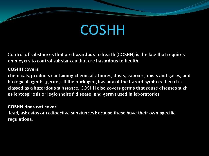 Health and Safety Law IT Organisations Ben Strange