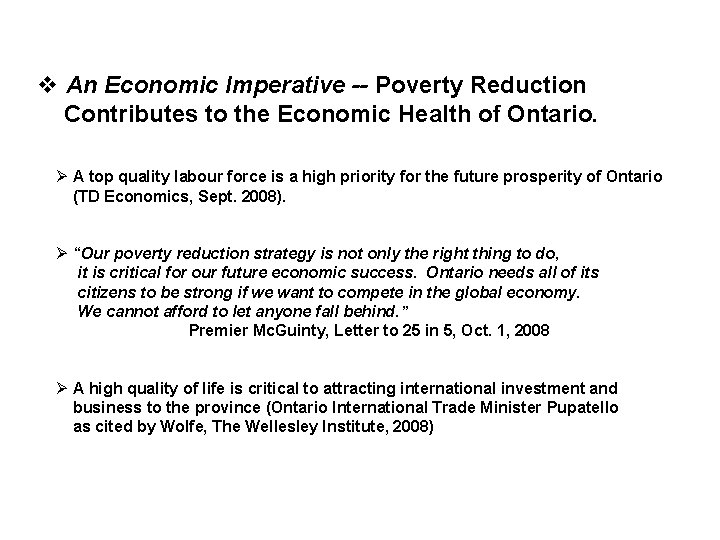 Draft For Community Discussion Blueprint for Poverty Reduction