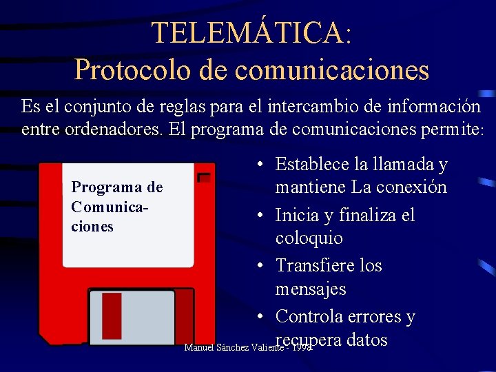 INTRODUCCIN FUNDAMENTOS DE TELEMTICA LA RED INTERNET Funcionamiento