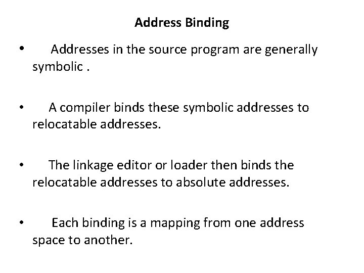Memory Management Strategies Part I Memory Allocation By
