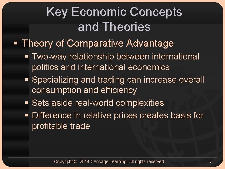 Chapter 10 Fundamentals of International Political Economy Learning