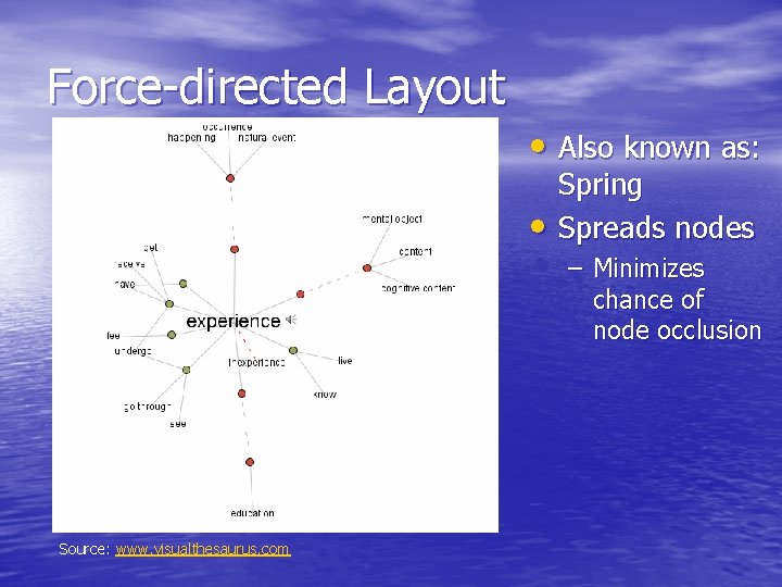 Network Visualization by Semantic Substrates Aleks Aris Ben
