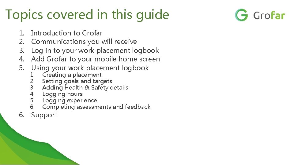 Work Placement Logbook An introduction to your digital