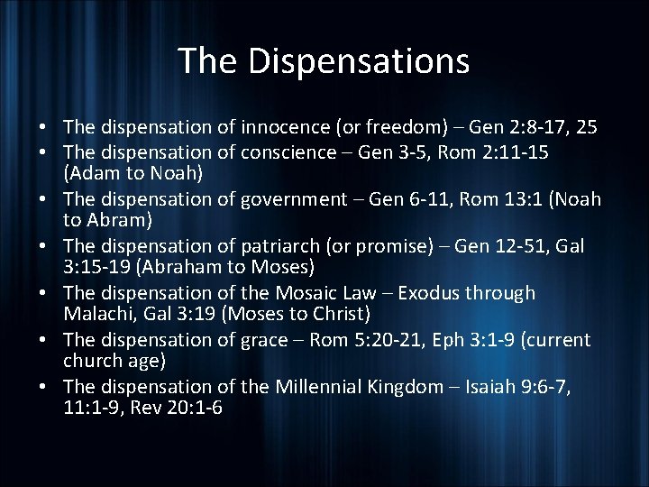 Dispensationalism PreTribulation Rapture The foundation of the ...