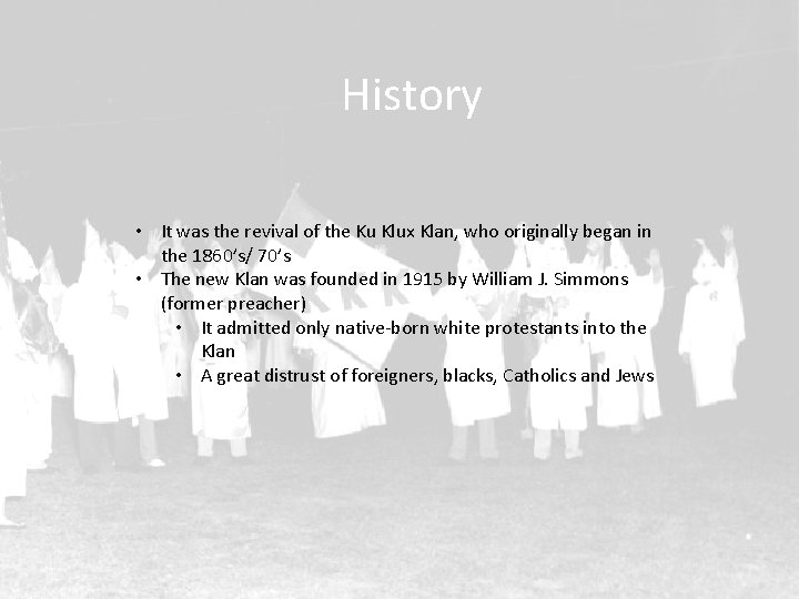 The Ku Klux Klan KKK Introduction The Ku