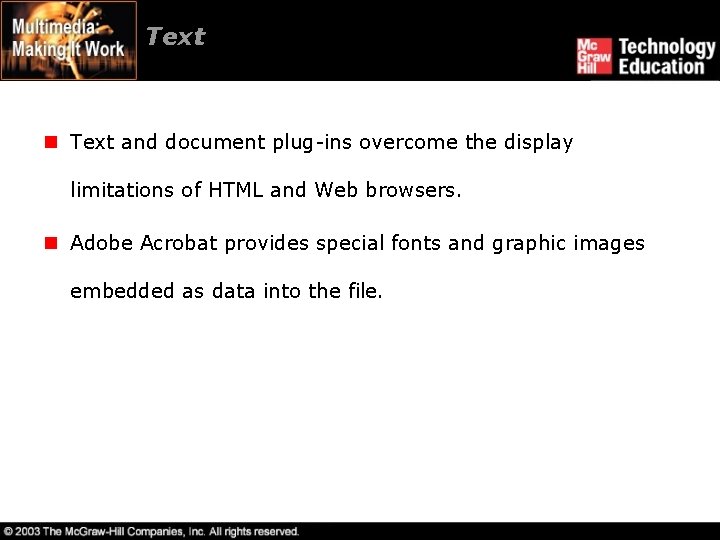 Chapter 13 Tools for the World Wide Web
