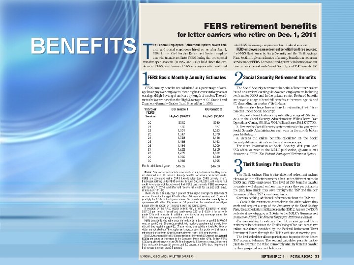 FERS Retirement NALC Branch 79 RETIREMENT RESOURCES CONT