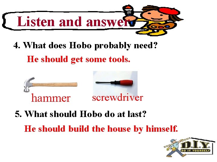 Unit 4 Do it yourself Comic strip and