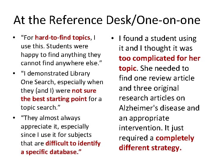 Exploring the Effects of Discovery Services on Library