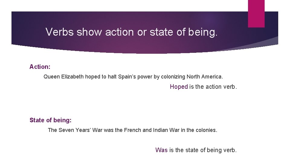 State of Being Verbs PAST TENSE W 6