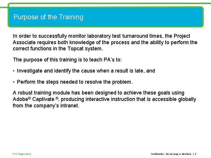 Our Logo Monitoring Turnaround Times An Intranetbased Training