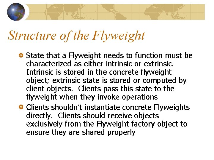 Structural ObjectOriented Design Patterns Albert Ritzhaupt Objectives ...
