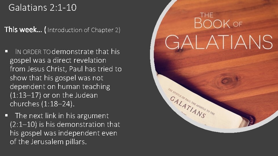 SUNDAY SCHOOL BOOK STUDY Reminder Put Chairs and