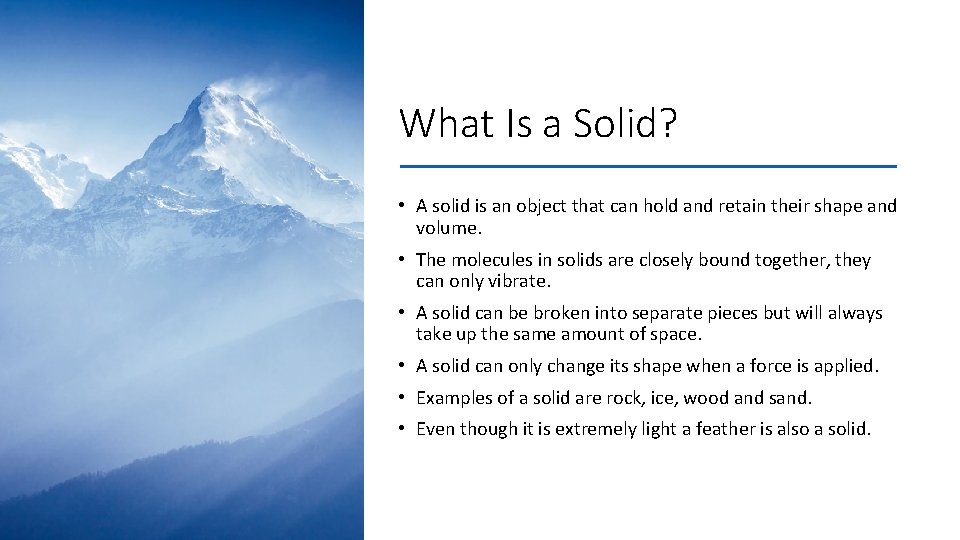 States of matter Solids liquids gases What Is