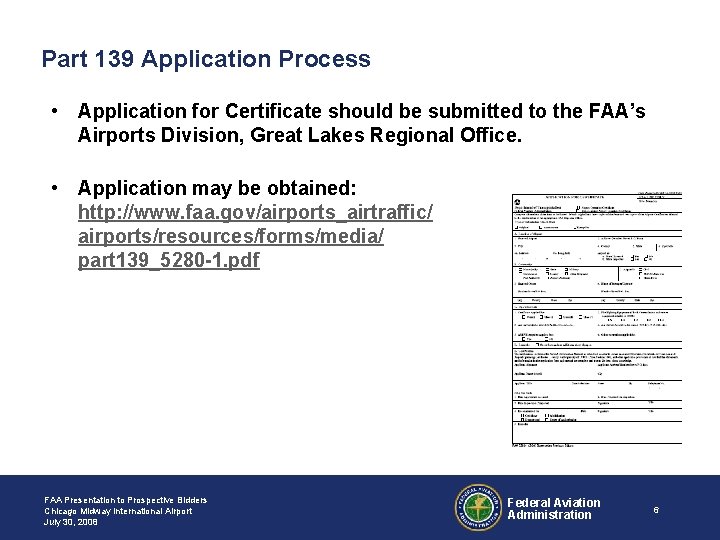 Airports Division Great Lakes Region Federal Aviation Administration