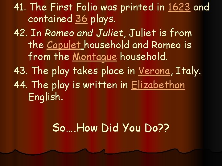 Shakespeare Film and Scavenger Hunt Activity 1 2