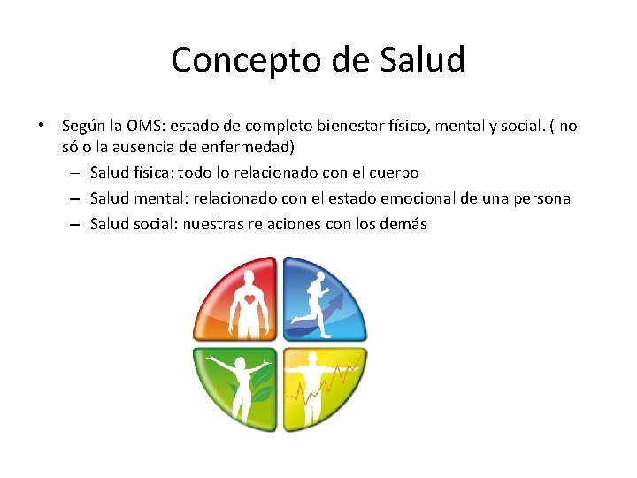 Tema 2 Salud y Enfermedad Concepto de Salud