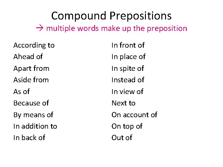 Grammar Lesson 4 Prepositions and Prepositional Phrases Grammar