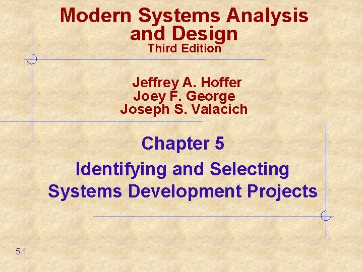 Modern Systems Analysis and Design Third Edition Jeffrey