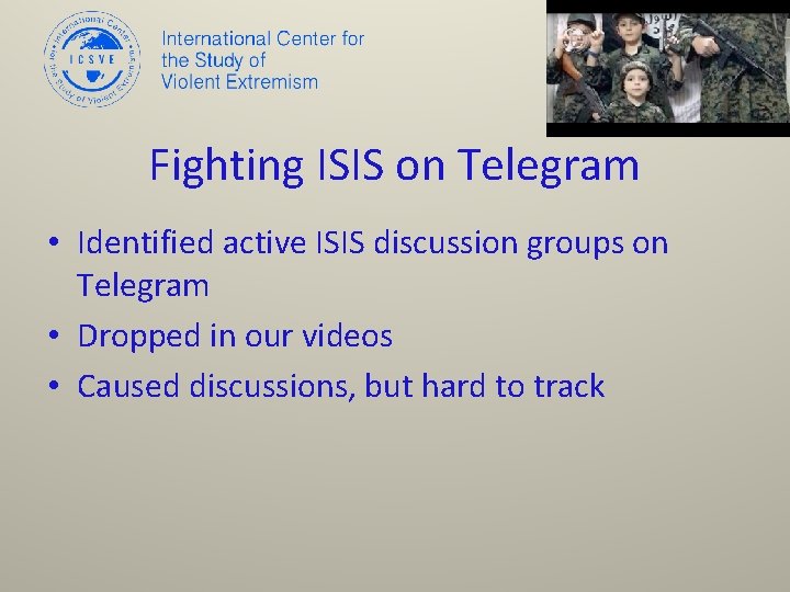 Breaking the ISIS Brand Counter Narratives Project Fighting