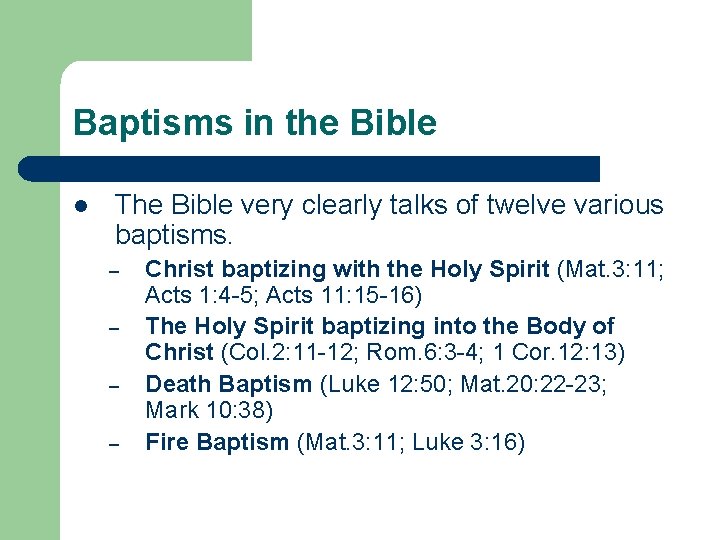 BeaconMinistries Presents Water Baptism and the Body of