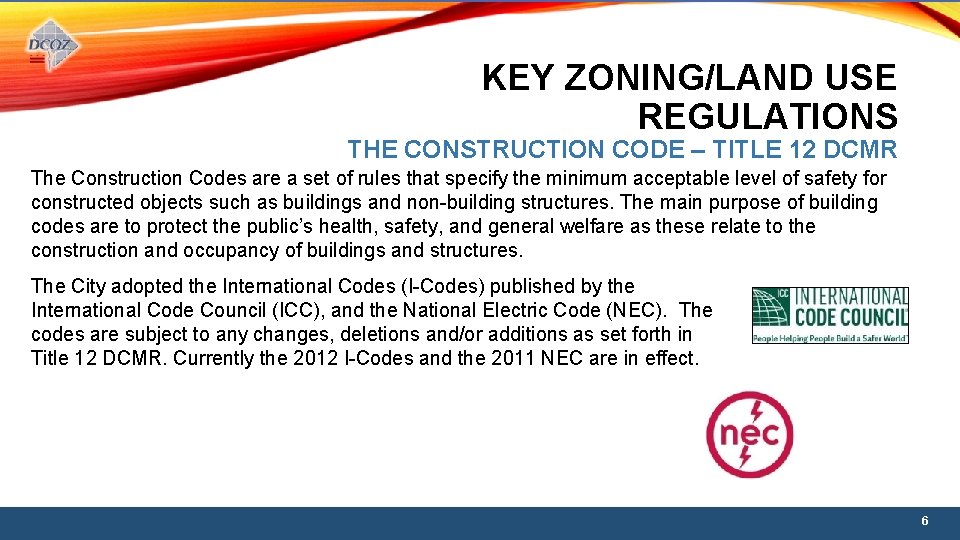 ZONING IN THE DISTRICT OF COLUMBIA Key ZoningLand