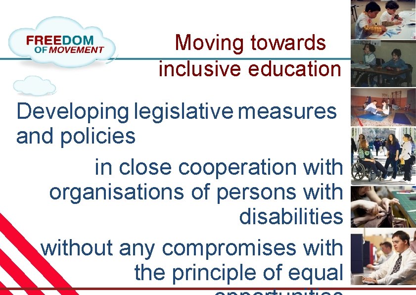 RIGHT TO INCLUSIVE EDUCATION FOR PERSONS WITH DISABILITIES