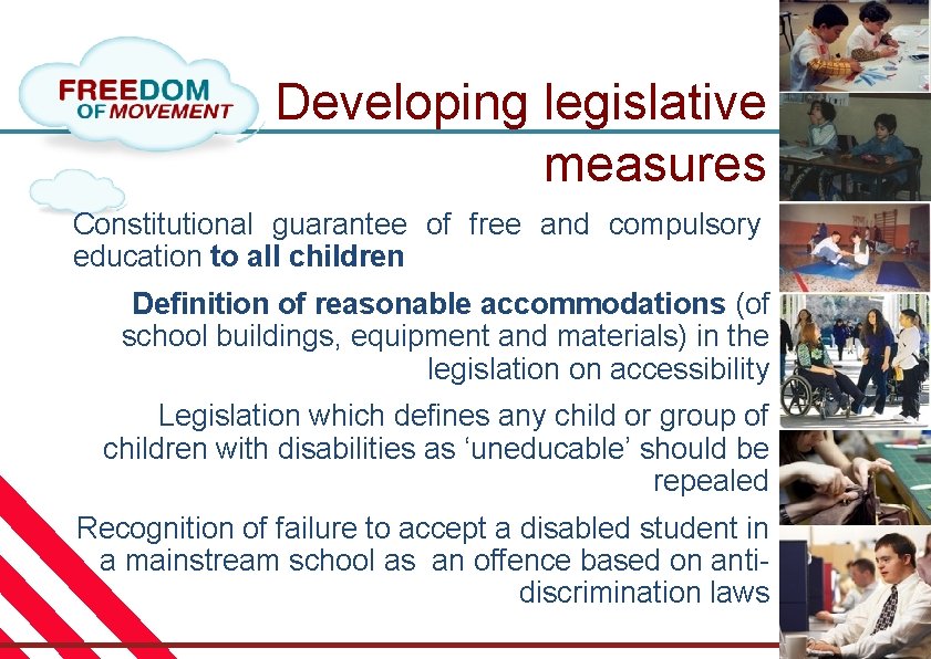 RIGHT TO INCLUSIVE EDUCATION FOR PERSONS WITH DISABILITIES