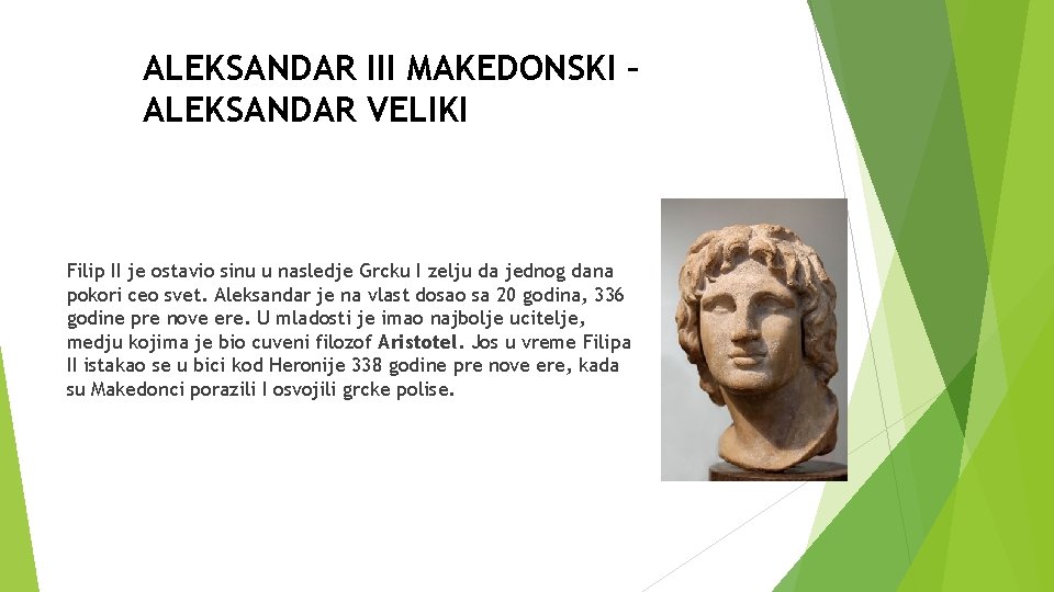 HELENISTICKO DOBA I NJEGOVA KULTURA Nakon grckopersijskih ratova