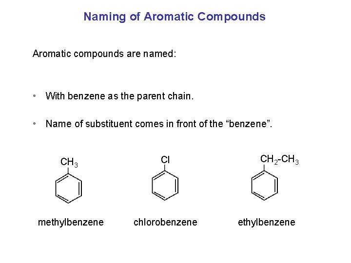 1 3 Aromatic Hydrocarbons Aromatic Compounds Unsaturated hydrocarbons
