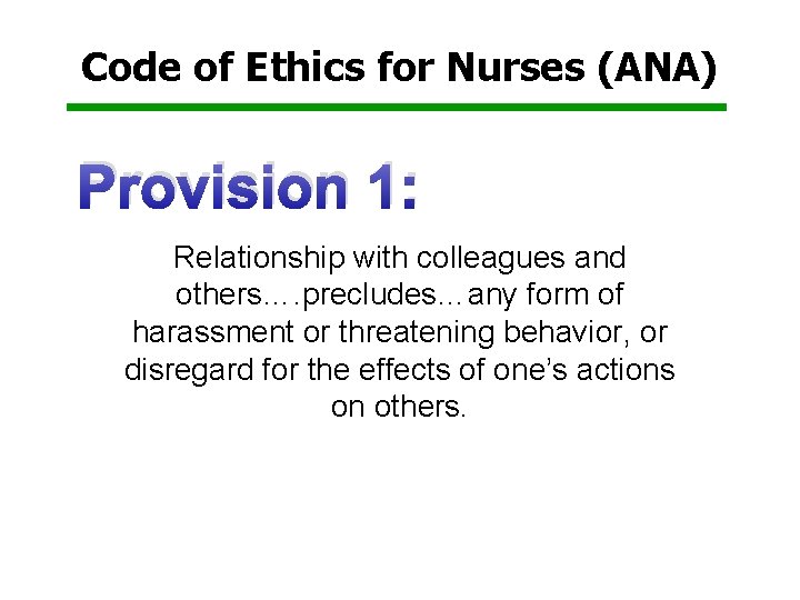Nurse to Nurse Bullying A Sepsis in Healthcare