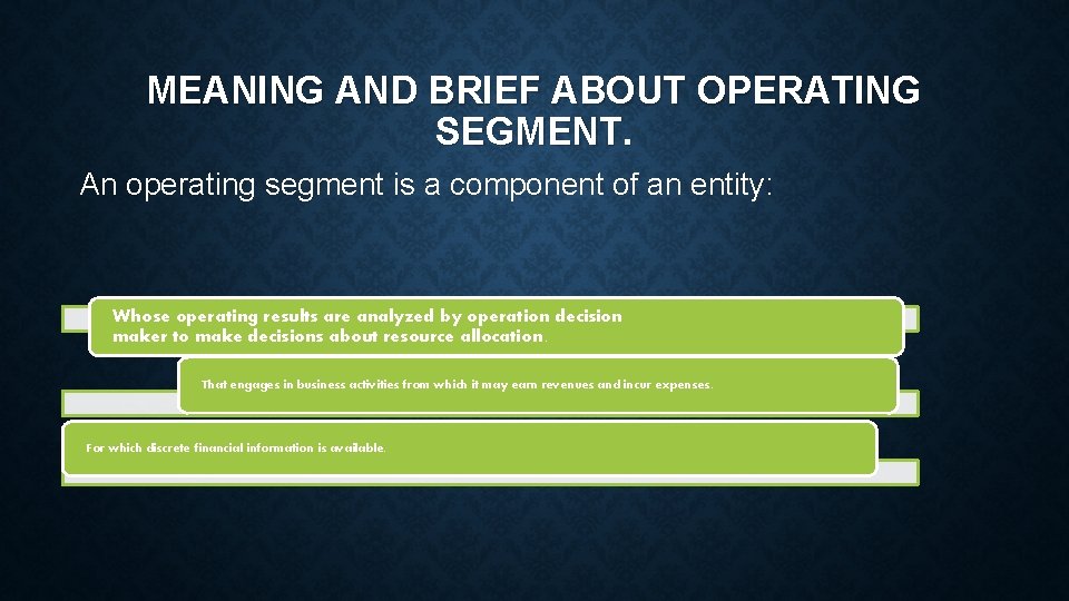 SEGMENT REPORTING AND IND AS 108 GOLDI KUMARI