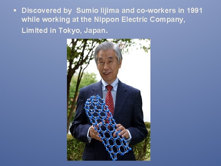 Carbon Nanotubes Ninad Mehendale Introduction Carbon Nanotubes CNT