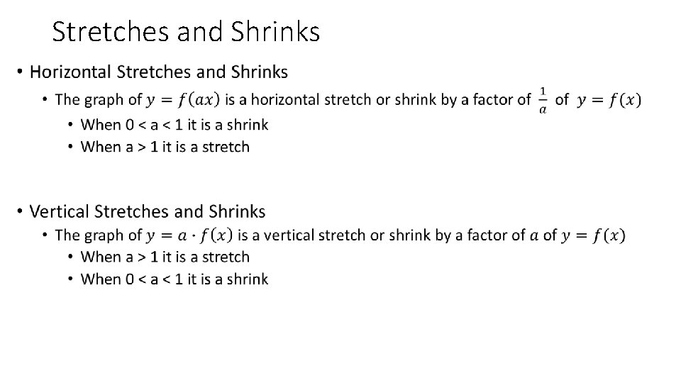 Chapter 1 2 Transformations of Linear and Absolute