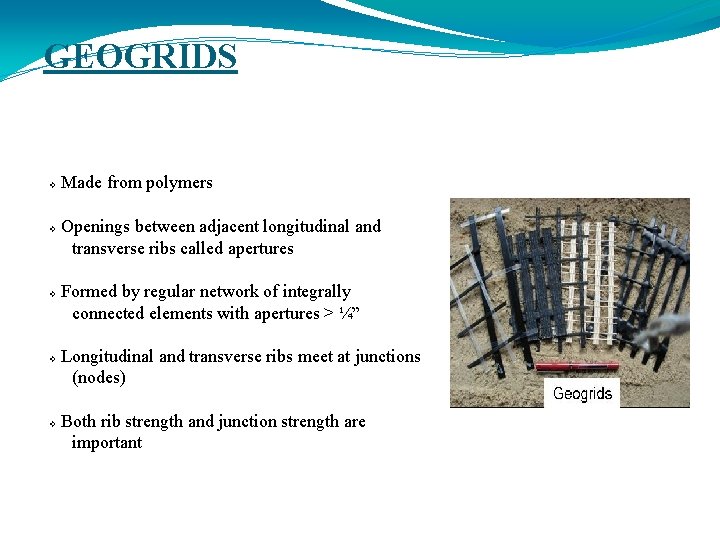 USE OF GEOGRIDS IN FLEXIBLE PAVEMENT GUIDED BY