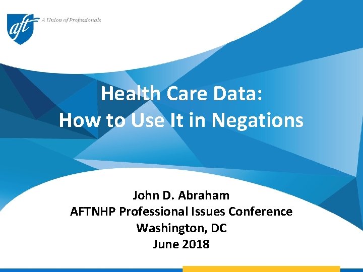 Health Care Data How to Use It in