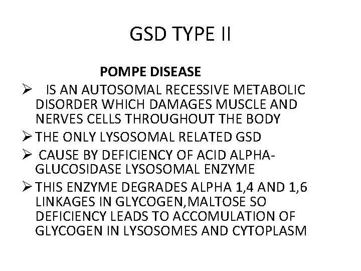 GLYCOGEN STORAGE DISEASE Dr Elio Quesada Gonzalez Consultant